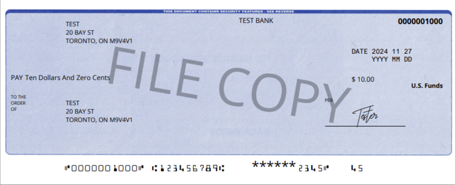 Digital Checks Via API - PostGrid