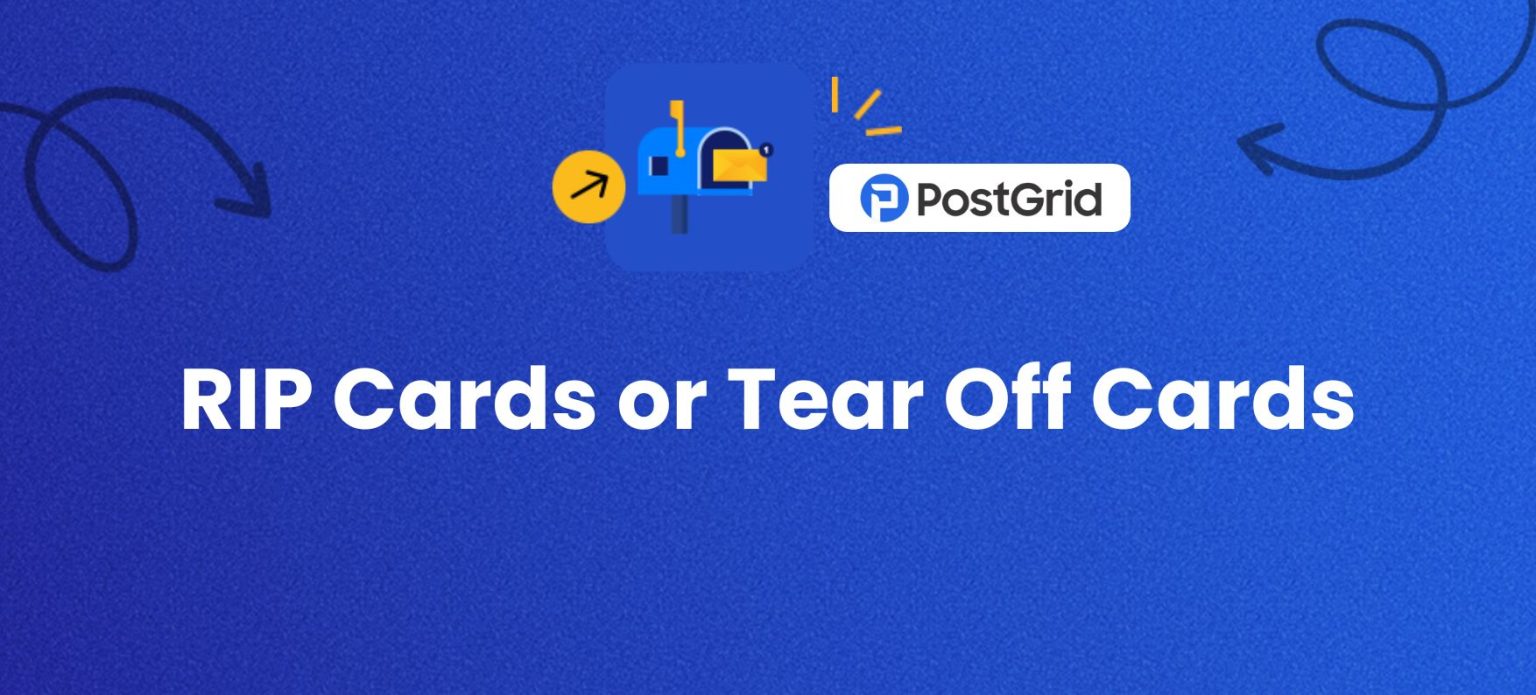 Rip Cards or Tear-off Cards Benefits, Use Cases | PostGrid Canada